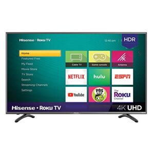 hisense 50r7e 50-inch 4k ultra hd roku smart led tv hdr (2019)