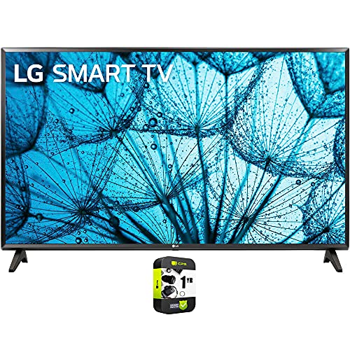 LG 32LM577BPUA 32 Inch LED HD Smart webOS TV Bundle with 1 YR CPS Enhanced Protection Pack