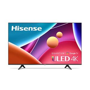 hisense uled 4k premium 50u6g1 quantum dot qled series 50-inch smart google tv, dolby vision atmos, voice remote, compatible with alexa (2022 model)