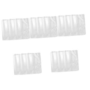 operitacx 15 pcs laptop case clear sheet protectors clear notebook cover plastic book film notebook cover protector adjustable book cover book protection cover book coat pvc plan textbook a5