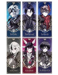 genshin impact fatui bookmark – eleven harbingers collectible (bookmark set)