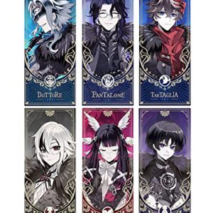 Genshin Impact Fatui Bookmark - Eleven Harbingers Collectible (Bookmark Set)