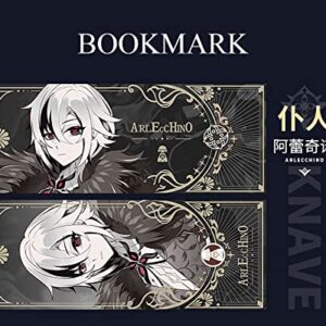 Genshin Impact Fatui Bookmark - Eleven Harbingers Collectible (Bookmark Set)