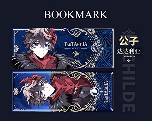 Genshin Impact Fatui Bookmark - Eleven Harbingers Collectible (Bookmark Set)