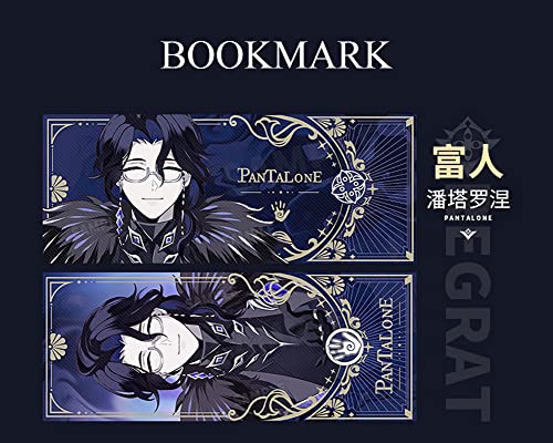 Genshin Impact Fatui Bookmark - Eleven Harbingers Collectible (Bookmark Set)