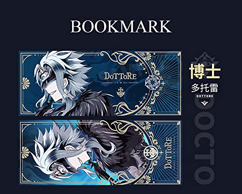 Genshin Impact Fatui Bookmark - Eleven Harbingers Collectible (Bookmark Set)