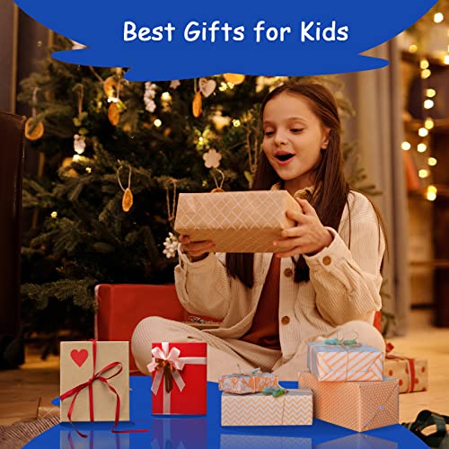 DTMNEP Kids Earbuds with Storage Case for Back to School, Earbuds for Kids in-Ear Headphones of Electronics Wired 3.5mm with Mic Microphone, Lovely Gifts for School Girls and Boys (Blue-Monster)