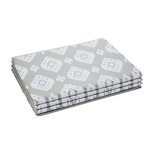 oak and reed fm31231 / fm3-1231 / fm3-1231 origami foldable yoga mat – ikat gray