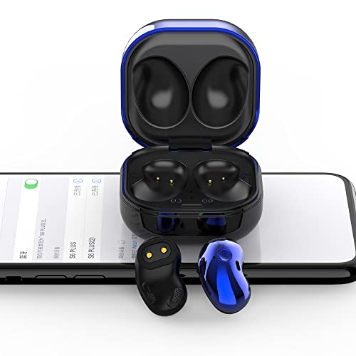 S6 Plus Wireless Earbuds Bluetooth Headphones with Wireless Charging Case IPX4 Waterproof Stereo Earphones in-Ear for SPOR (Red)