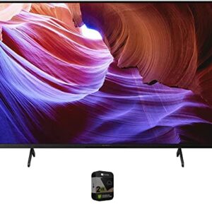 Sony KD75X85K 75 inch X85K 4K HDR LED TV with Smart Google TV 2022 Model (Renewed) Bundle with 2 YR CPS Enhanced Protection Pack