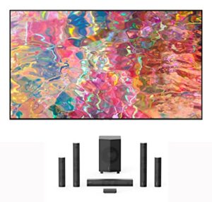 samsung qn85q80bafxza 85″ 4k ultra hd smart tv with enclave ea-1000-thx-us cinehome pro cinehub edition 5.1ch speakers (2022)