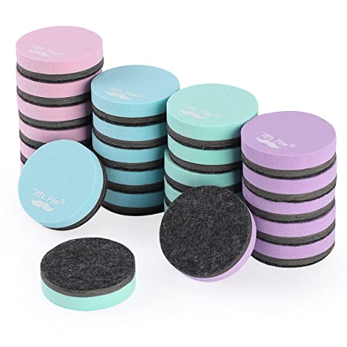 Mr. Pen- Mini Dry Erase Eraser, 24 Pack, Pastel Colors, Round Magnetic Dry Eraser, Whiteboard Eraser, Dry Erasers for Whiteboard, Magnetic Dry Erase Eraser, Dry Erase Board Erasers, Whiteboard Erasers