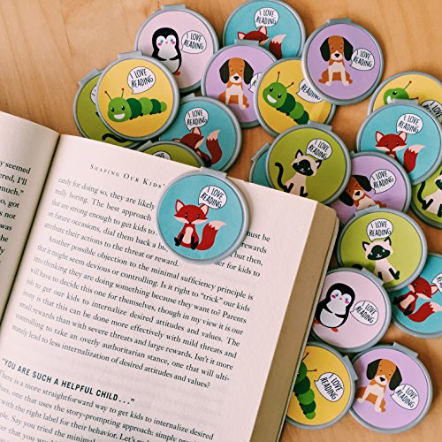 Wise & Wordy - Fun Readers Quote BOOKMARKS-36 Bulk Bookmarks for Kids Girl’s Boys- School Student Incentives – Library incentives – Reading Incentives - Party Favor Prizes - Classroom Reading Awards!