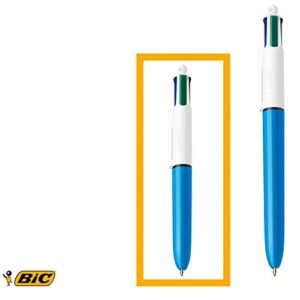 BIC 4-Color Mini Ballpoint Pen, Medium Point (1.0mm), Assorted Inks, 2-Count