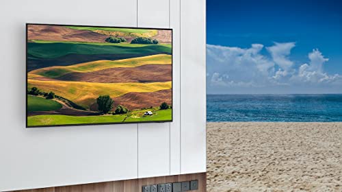 Outdoor TV Fully Weatherized 55" 4K UHD Weatherproof LED Television Samsung Components Tizen Smart Apps IP68