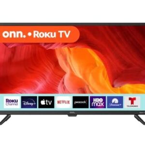 ONN 32-Inch Class HD (720P) LED Smart TV Compatible with Netflix, Disney+, YouTube, Apple TV, Alexa and Google Assistant - 100012589 (Renewed)