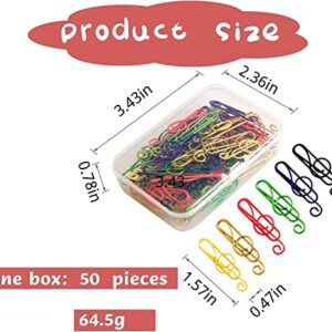 200Pcs Music Multicoloured Metal Paper Clips,Creative Musical Notes Style Cute Paper Clips,Bookmark Clips for Teachers,Students,Office,School File Organization,Durable and Rustproof,6 Colors,with Box.