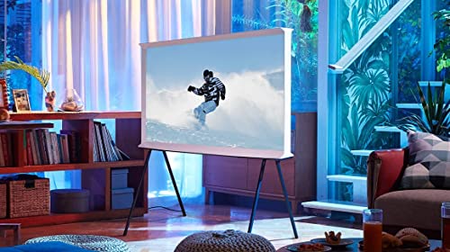 Samsung 43-Inch Class The Serif LS01B Series - QLED 4K Smart TV QN43LS01BAF Includes Free 2 Year, QN43LS01BAFXZA