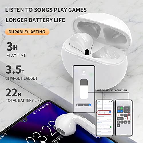 Original Pro6 TWS Smart Touch Control Wireless Headphone Bluetooth 5.0 Earphones Sport Earbuds Music Headset for All Smartphones