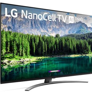 LG 55SM8600PUA Nano 8 Series 55" 4K Ultra HD Smart LED NanoCell TV (2019), Black