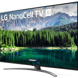 LG 55SM8600PUA Nano 8 Series 55" 4K Ultra HD Smart LED NanoCell TV (2019), Black