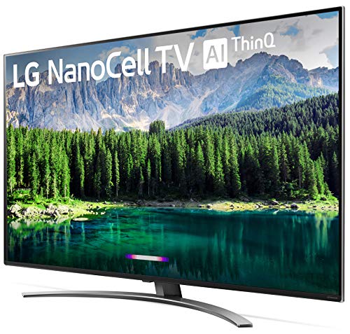 LG 55SM8600PUA Nano 8 Series 55" 4K Ultra HD Smart LED NanoCell TV (2019), Black