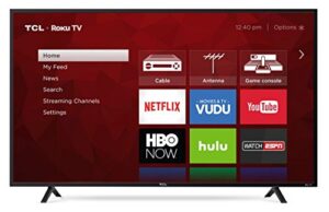 tcl 55″ class 4k (2160p) roku smart led tv (55s401)