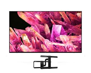 sony xr65x90k 65″ 4k smart bravia xr hdr full array led tv with a sanus vlf525-b1 full-motion premium series mount for 50″-82″ flat screen tv’s (2022)