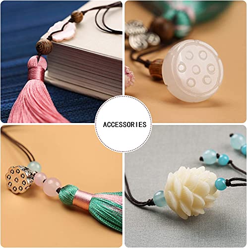 RIOMAN Bookmarks Metal Bookmark Bookmark Sprout Bookmarks Bookmark Small Fresh and Classical Style Bookmark，Bookmark with White Porcelain Pendant, is A Unique Gift (Color : C)