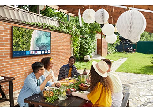 Peerless-AV 65'' Neptune Partial Sun Outdoor 4K HDR Smart TV w/Free Outdoor Tilting Wall Mount, WPTV653