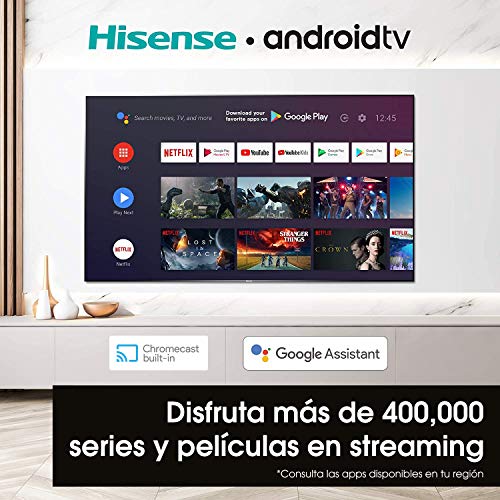 Hisense 32-Inch Class H55 Series Android Smart TV with Voice Remote (32H5500G, 2021 Model)