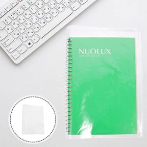 Tofficu Clear Book Covers Book Protector Clear Protect Against Wear Tear Water for Magazines Comic Books Notsbooks Paperbacks Bible Presentation