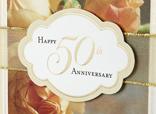 Hallmark 50th Anniversary Card (Roses)