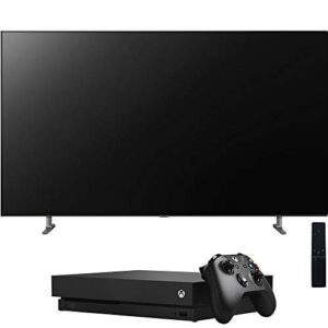 samsung qn82q80ra 82-inch q80 qled smart 4k uhd tv bundle with microsoft xbox one x 1tb console