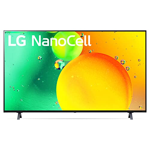 LG 50-Inch Class NANO75 Series Alexa Built-in 4K Smart TV (3840 x 2160), 60Hz Refresh Rate, AI-Powered 4K, WiSA Ready, Cloud Gaming (50NANO75UQA, 2022) (Renewed)