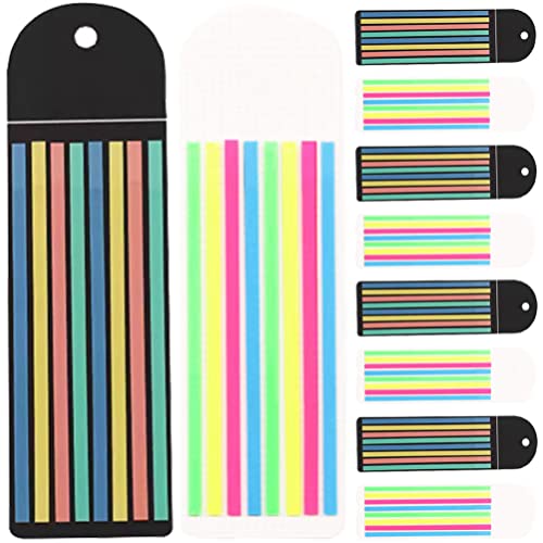 STOBOK Guided Reading Strips Highlight Strips 10 Sheets of Highlight Bookmarks for Children and Teacher Colorful Reading Tools for Kids Classroom Prize Easter Goodie Bag Stuffers