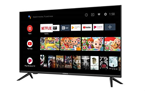 KONKA 40-Inch Class H3 Series 1080p Full HD Smart TV with Android TV and Voice Remote (40H33A, 2020 Model)