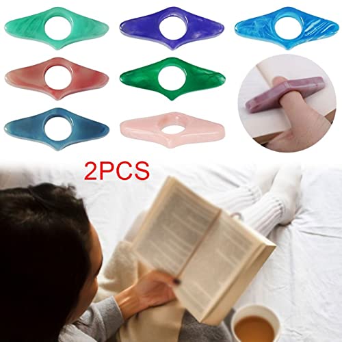 2pcs Thumb Book Support Book Page Holder School Supplies Reading Page Book Accessories Spreader Convenient Bookmark Gifts