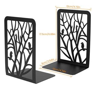 MAMEG Expandable Bookends 2pcs Book Ends Meta Bookend Book Stand Holder Book Support Shelf Desk Organizer Storage Bookrack School Office Supplies