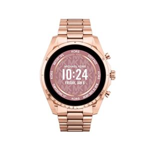 Michael Kors Gen 6 Bradshaw Stainless Steel Smartwatch Fitness Tracker , Rose Gold Tone-MKT5133V