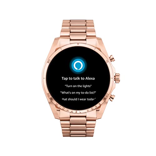 Michael Kors Gen 6 Bradshaw Stainless Steel Smartwatch Fitness Tracker , Rose Gold Tone-MKT5133V