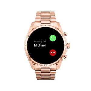 Michael Kors Gen 6 Bradshaw Stainless Steel Smartwatch Fitness Tracker , Rose Gold Tone-MKT5133V