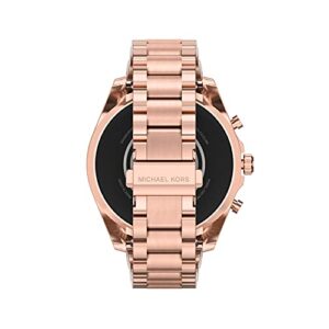 Michael Kors Gen 6 Bradshaw Stainless Steel Smartwatch Fitness Tracker , Rose Gold Tone-MKT5133V