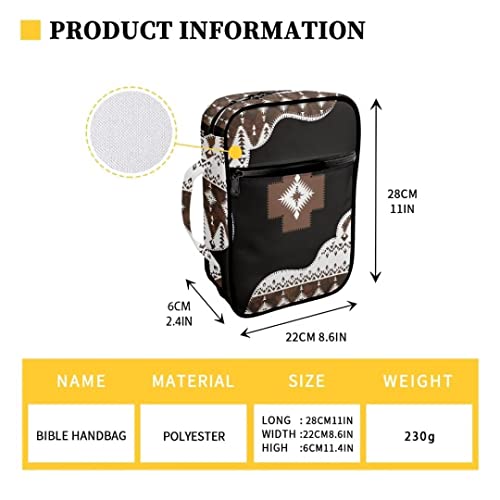 Pzuqiu Fire Basketball Bible Covers for Women Men Boys Girls Bible Carrying Case Church Bible Bag with Handle and Zipper