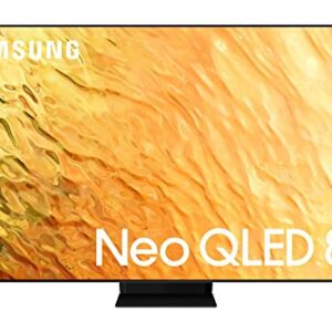 SAMSUNG QN65QN800BFXZA 65" 8K QLED Quantum Mini LED HDR Smart TV with a Platin MILAN-5-1-SOUNDSEND 5.1 Immersive Cinema-Style Sound System (2022)