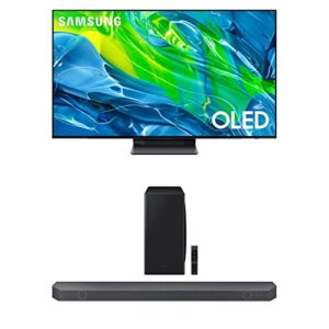 samsung 65-inch class oled 4k s95b series quantum hdr smart tv (qn65s95bafxza, 2022 model) w/hw-q800b 5.1.2 ch soundbar w/dolby audio 2022