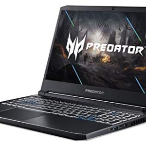 Acer Predator Helios 300 Gaming Laptop, Intel i7-10750H, NVIDIA GeForce RTX 2060 6GB, 15.6" Full HD 144Hz 3ms IPS Display, 16GB Dual-Channel DDR4, 512GB NVMe SSD, Wi-Fi 6, RGB Keyboard, PH315-53-72XD