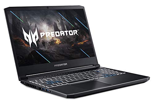 Acer Predator Helios 300 Gaming Laptop, Intel i7-10750H, NVIDIA GeForce RTX 2060 6GB, 15.6" Full HD 144Hz 3ms IPS Display, 16GB Dual-Channel DDR4, 512GB NVMe SSD, Wi-Fi 6, RGB Keyboard, PH315-53-72XD