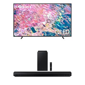 samsung 75-inch class qled q60b series – 4k uhd dual led quantum hdr smart tv with alexa built-in (qn75q60bafxza, 2022 model) hw-q60b 3.1 ch soundbar w/dolby audio/dtx virtual:x, 2022