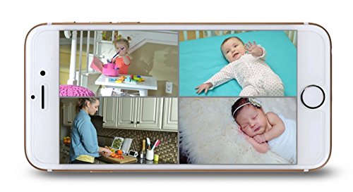 Project Nursery Smart Wi-Fi Baby Monitor, Alexa and Google Assistant Enabled with WiFi, Plays Lullabies, Sound and Motion Alerts, Two-Way Communication, Night Vision